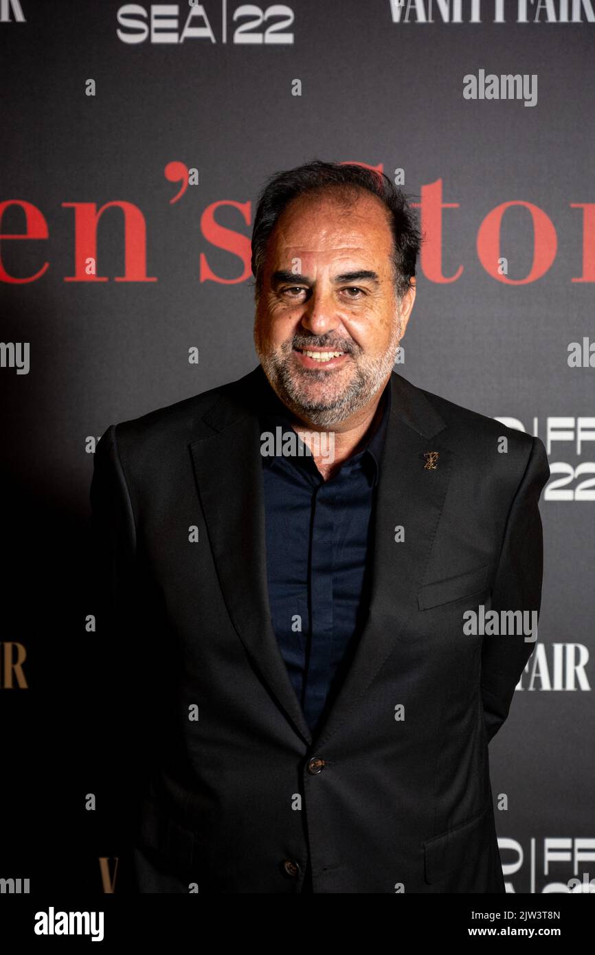 NEOM's managing director Wayne Borg arrives for the ‘Women’s Stories ...