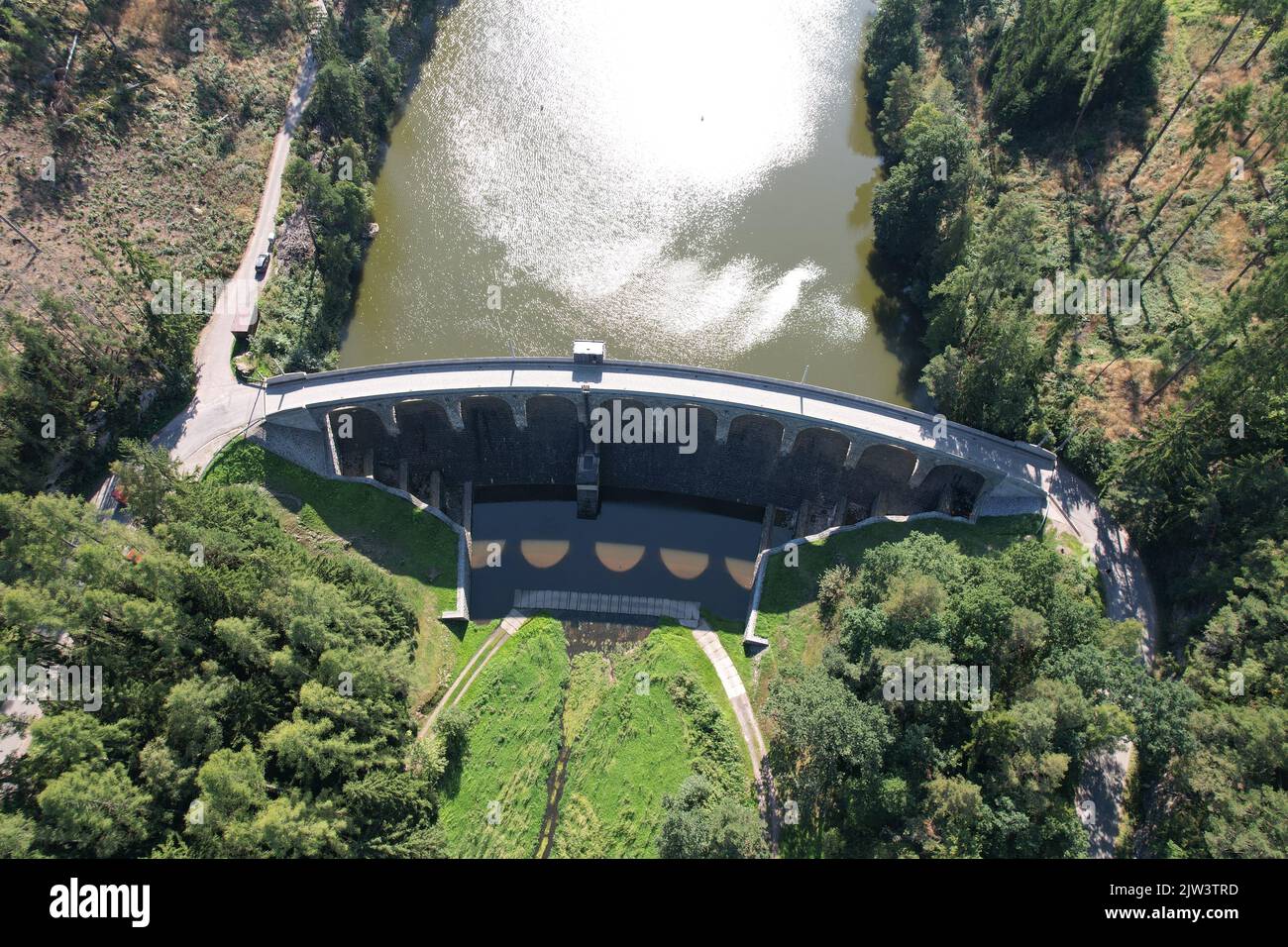 The dam of the sedlice reservoir hi-res stock photography and images ...