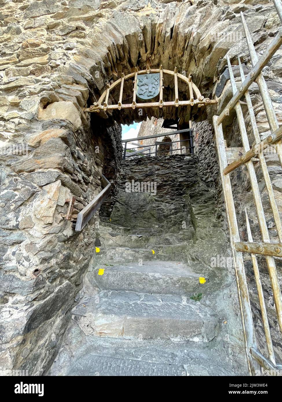 castle, Strekov, ruins. (CTK Photo/Marketa Hofmanova Stock Photo - Alamy