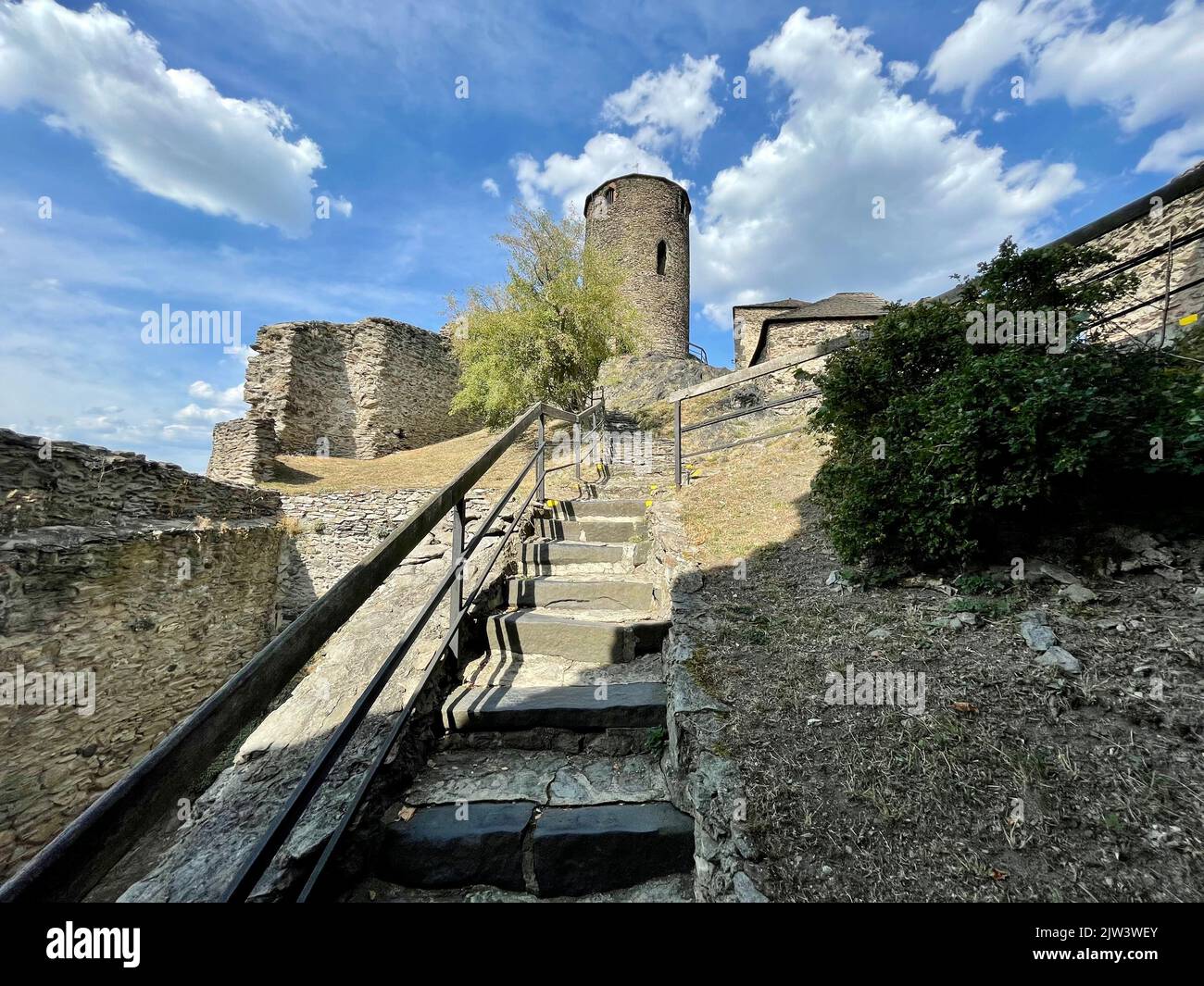 castle, Strekov, ruins. (CTK Photo/Marketa Hofmanova Stock Photo - Alamy