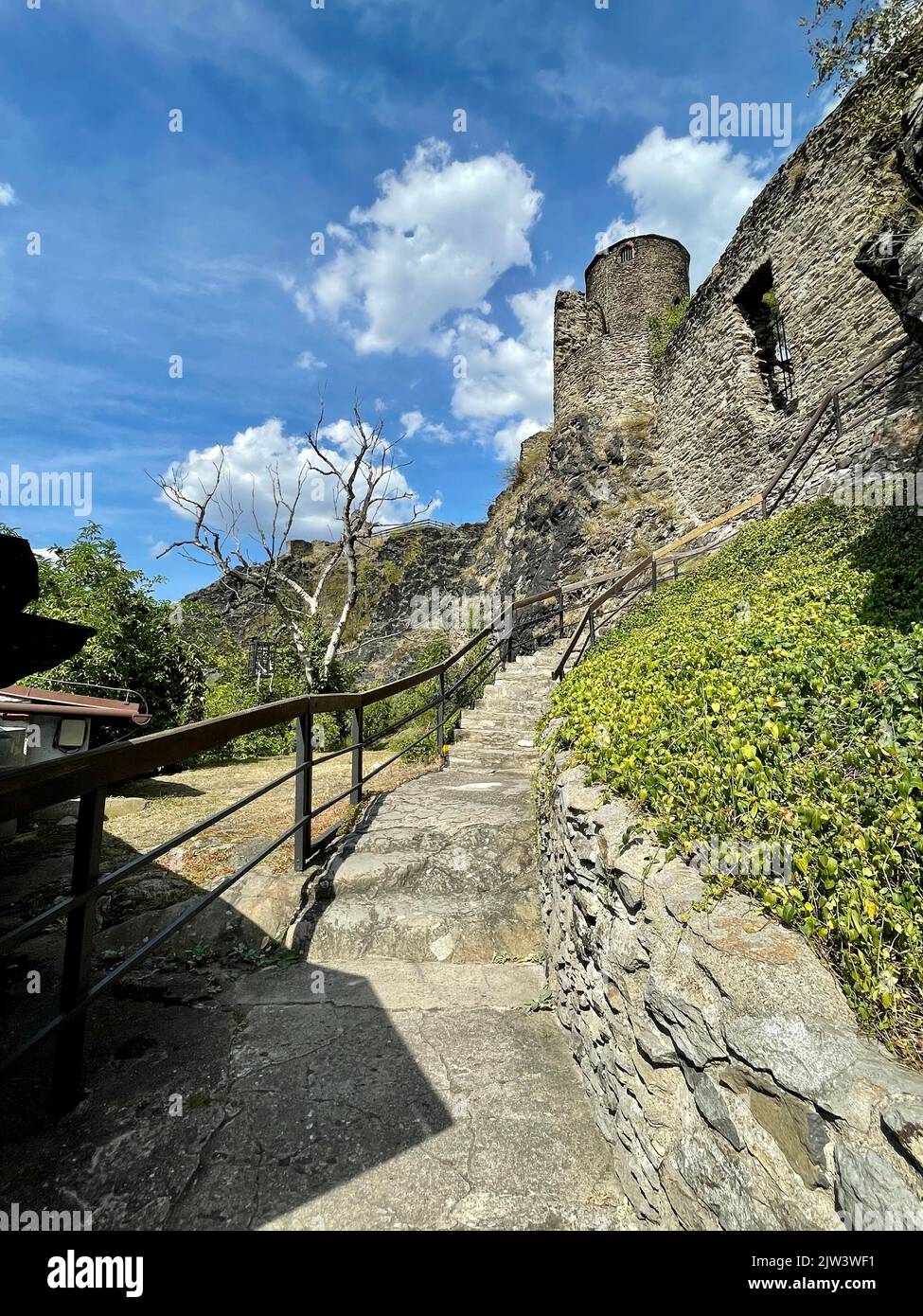 castle, Strekov, ruins. (CTK Photo/Marketa Hofmanova Stock Photo - Alamy