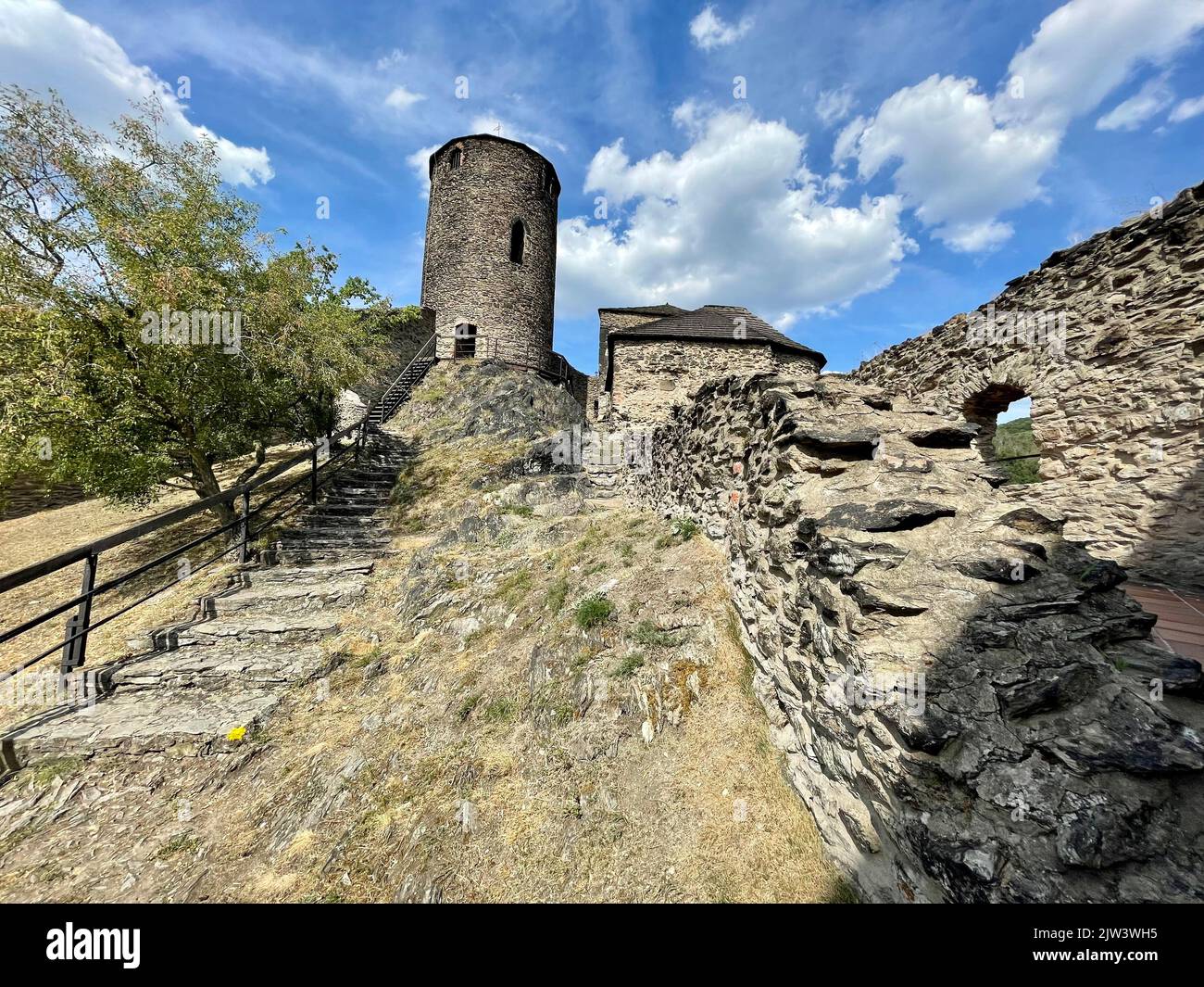castle, Strekov, ruins. (CTK Photo/Marketa Hofmanova Stock Photo - Alamy