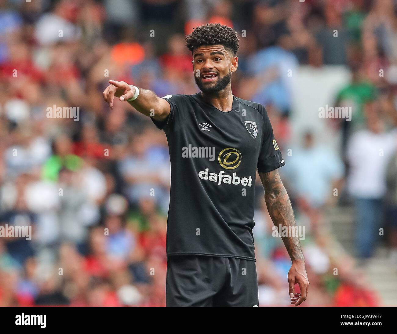 Philip Billing #29 of Bournemouth during the Premier League match ...