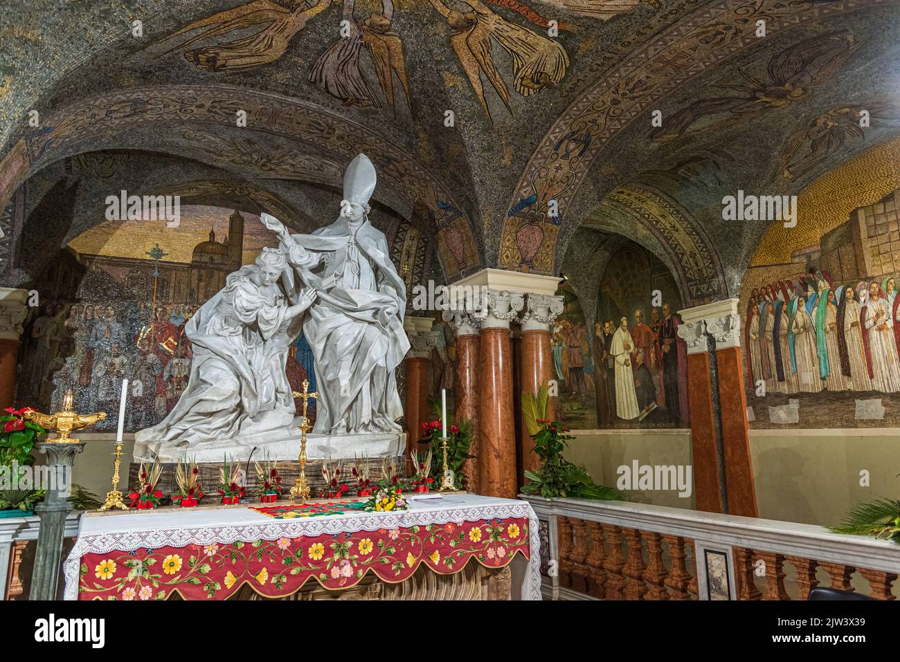 The city's cathedral, dedicated to the patron saint, stands on the site ...