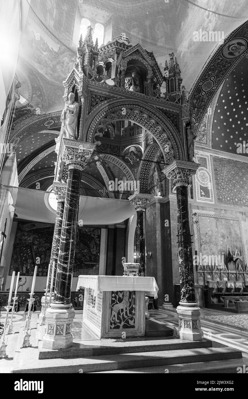 The city's cathedral, dedicated to the patron saint, stands on the site ...