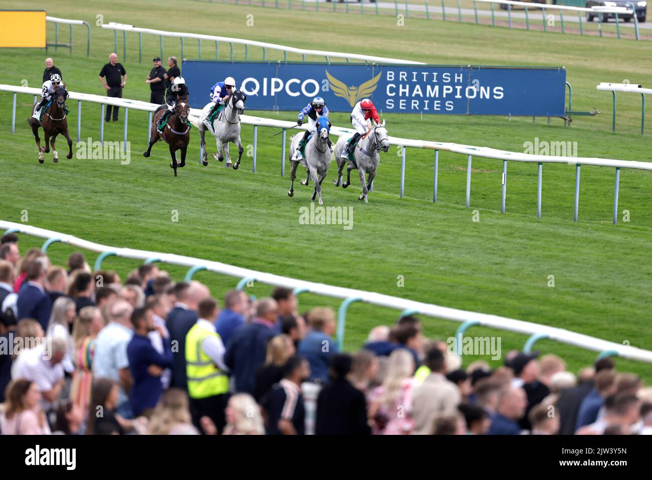 Runners and riders during the HH Sheikha Fatima Bint Mubarak Cup ...