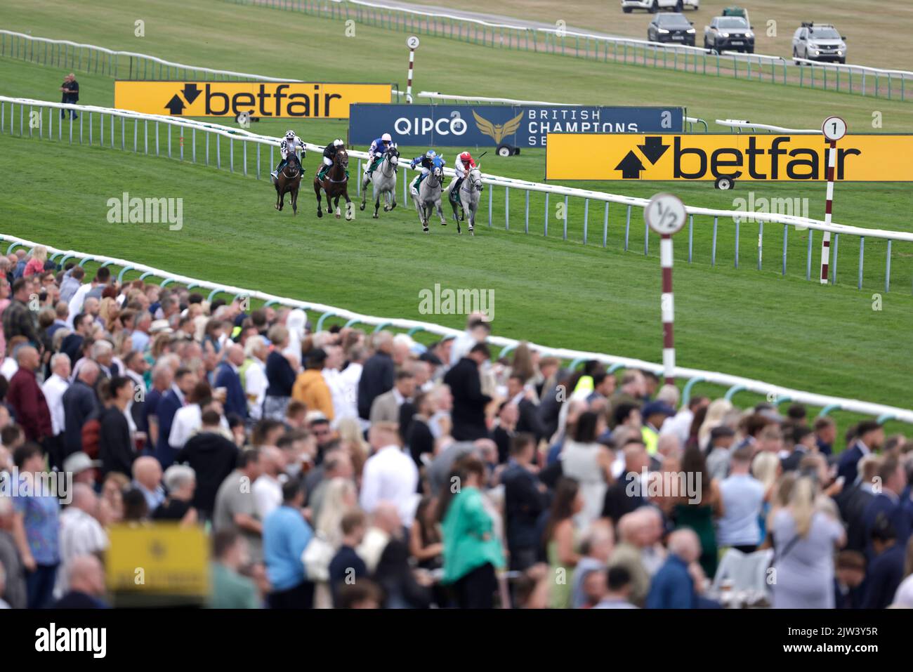 Runners and riders during the HH Sheikha Fatima Bint Mubarak Cup ...