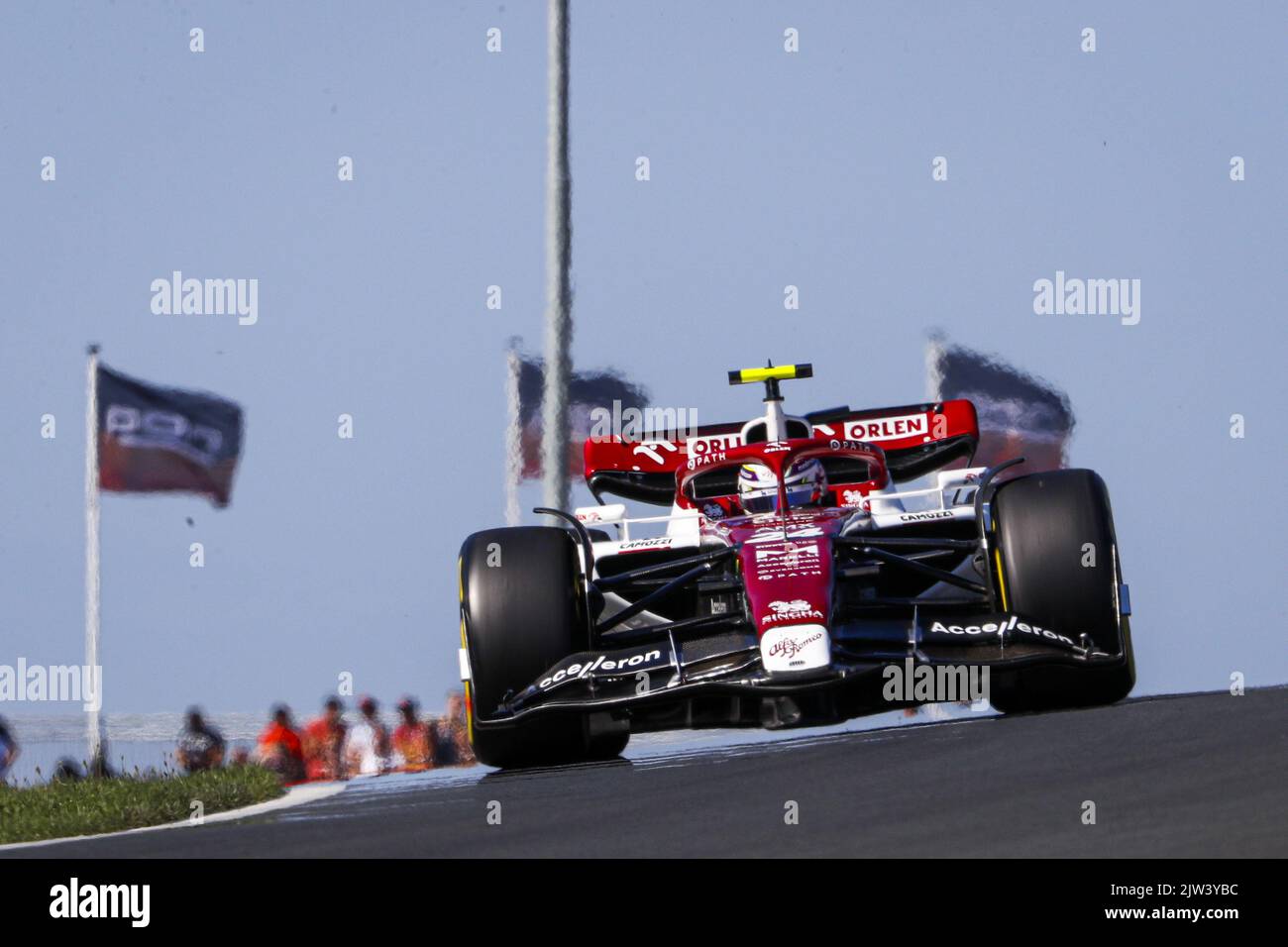 September 3, 2022, Rome, Netherlands: 24 ZHOU Guanyu (chi), Alfa Romeo ...