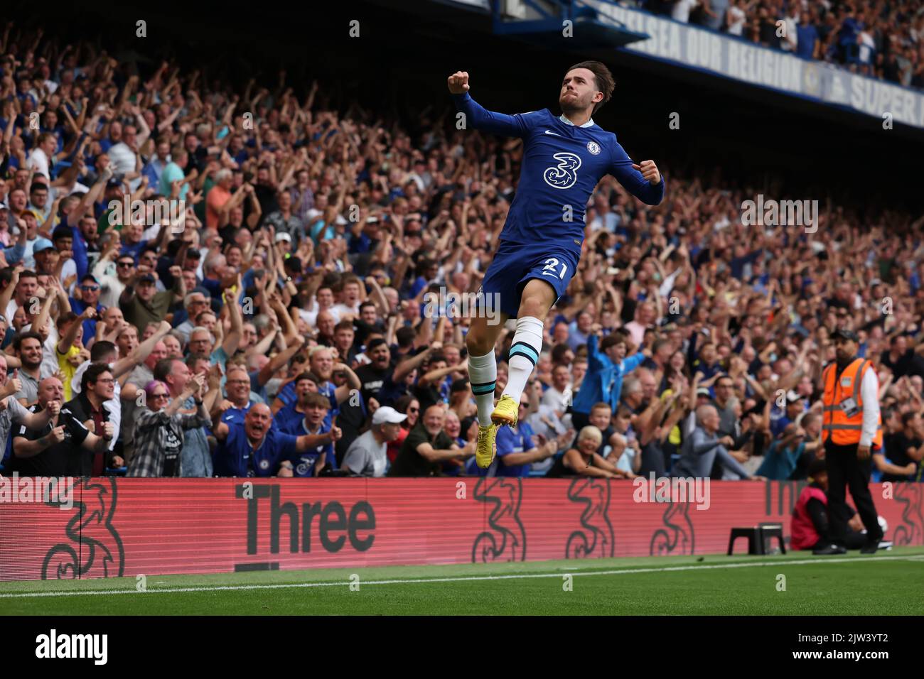 3rd September 2022; Stamford Bridge, Chelsea, London, England: Premier ...