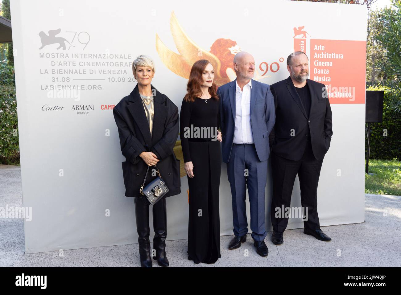 Lido Di Venezia, Italy. 02nd Sep, 2022. (L-R) Marina Fois, Isabelle ...
