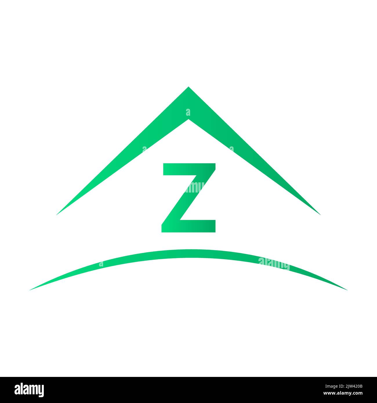 Z and roof logo hi-res stock photography and images - Alamy