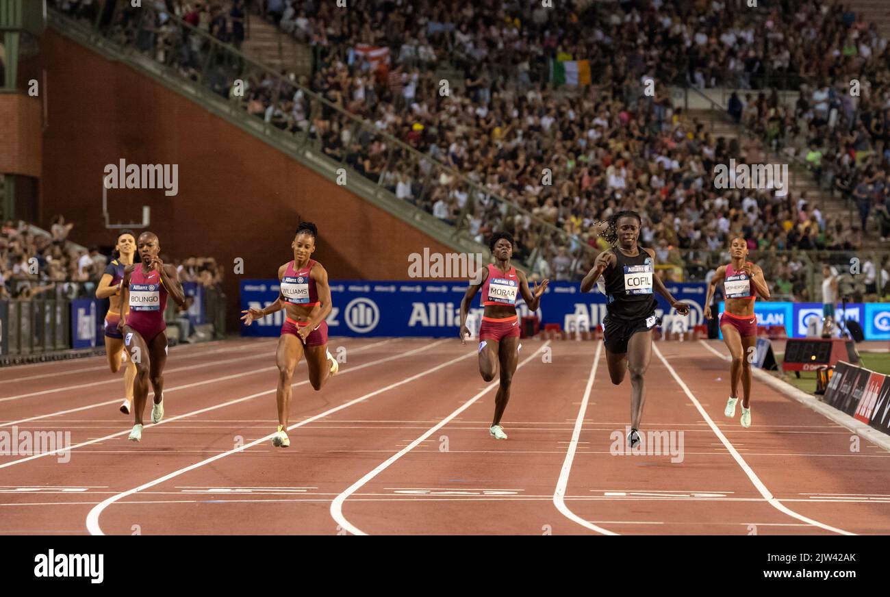 Cynthia Bolingo, Sada Williams, Mary Moraa, Fiordaliza Cofil and ...
