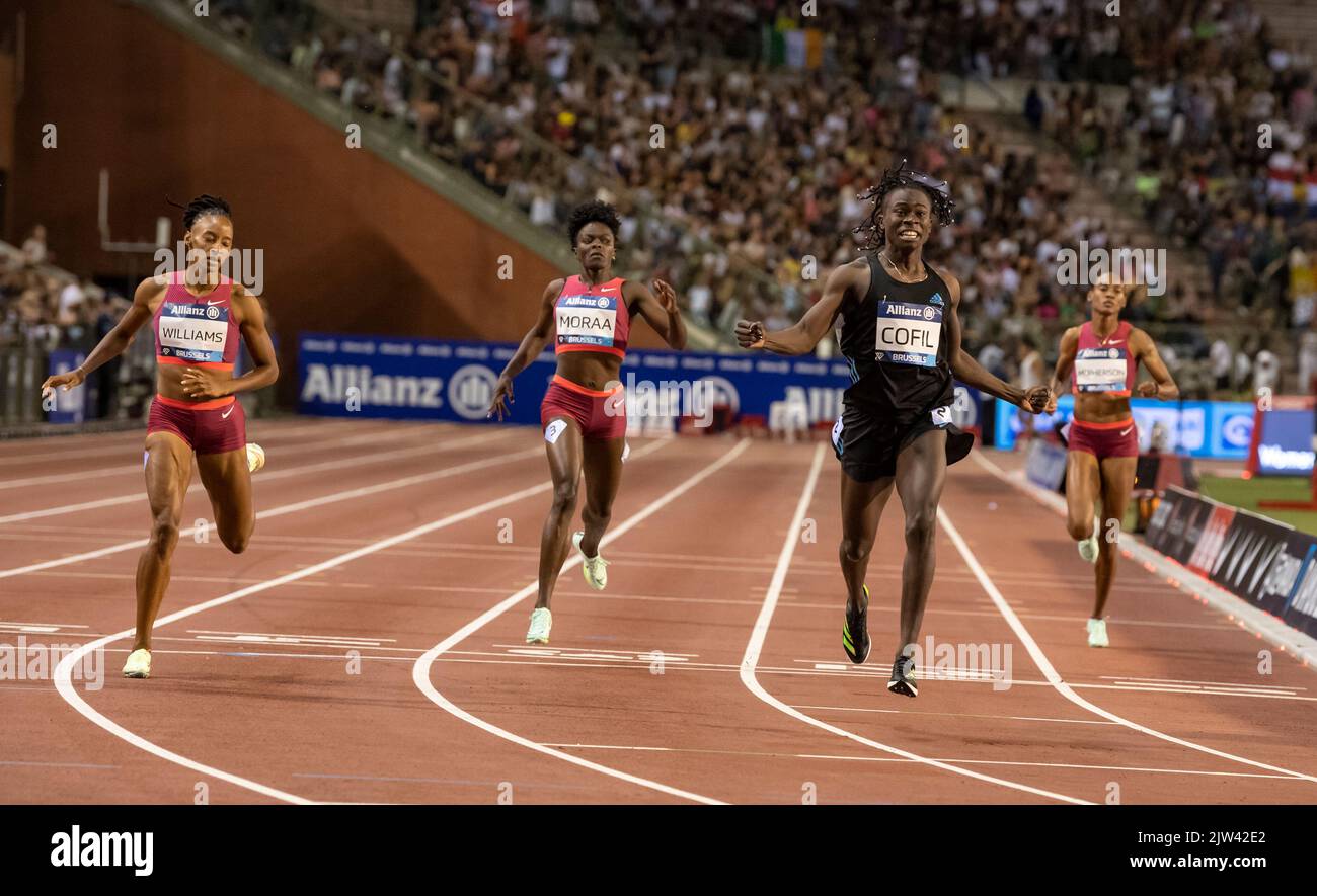 Sada Williams, Mary Moraa, Fiordaliza Cofil and Stephenie Ann McPherson ...