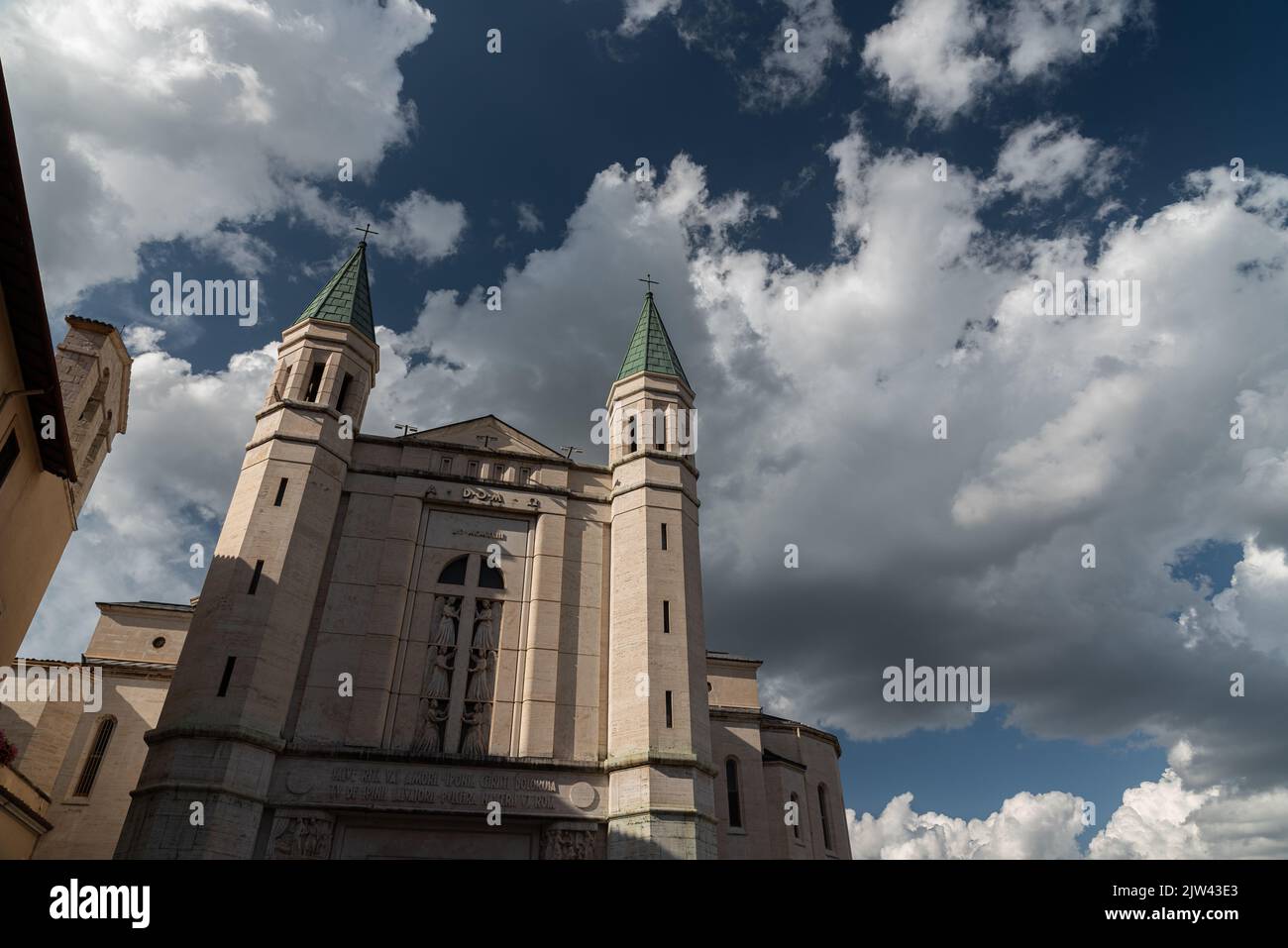 The sanctuary of Santa Rita da Cascia is a religious complex, made up ...