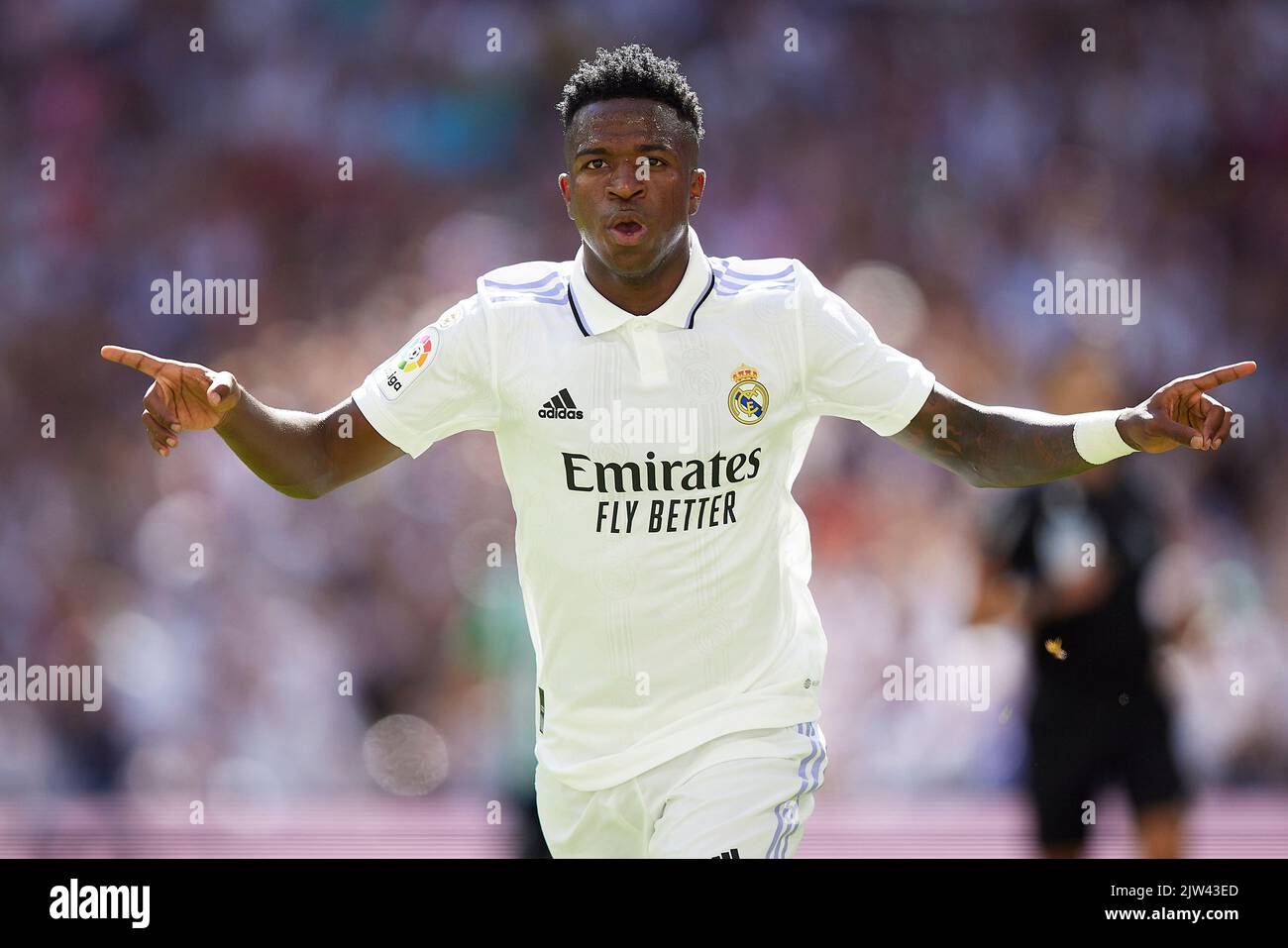 Vinicius Jr. of Real Madrid during the La Liga match between Real ...