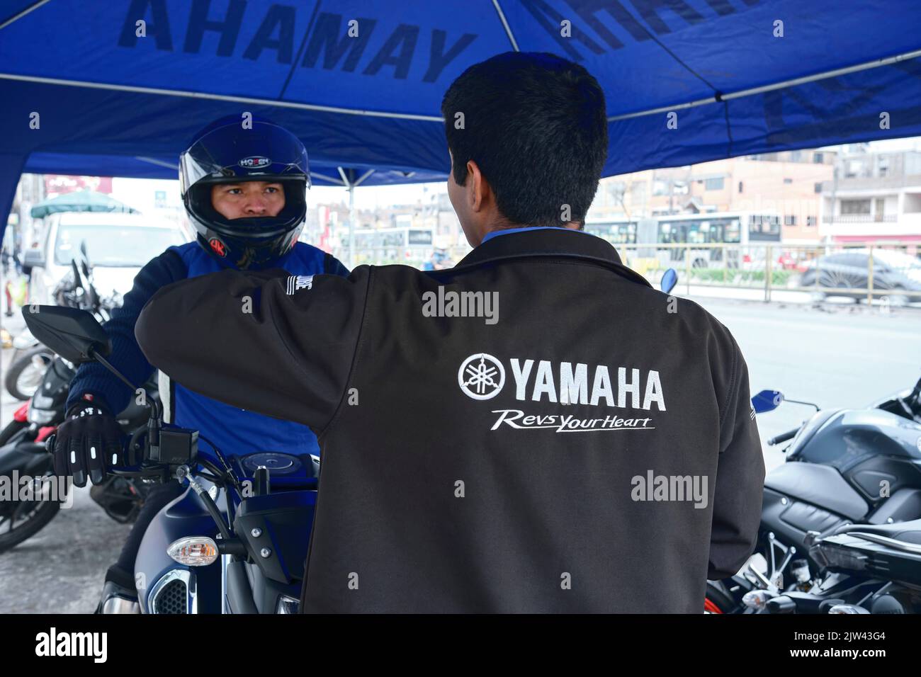 Lima, Peru - Sep. 2022: Yamaha Riding Academy YRA, test drive and ...