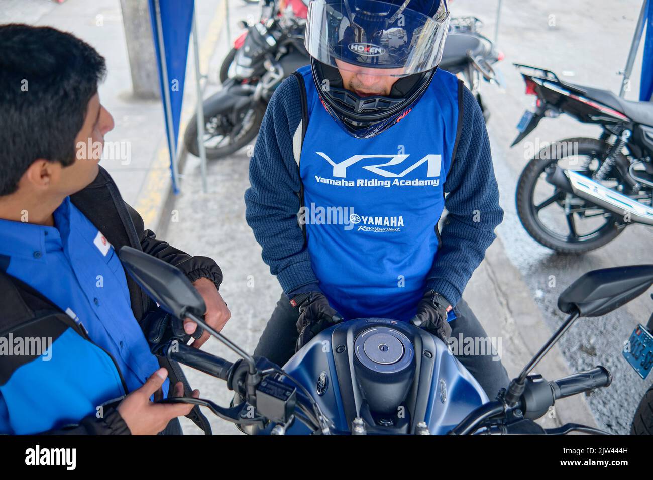 Lima, Peru - Sep. 2022: Yamaha Riding Academy YRA, test drive and ...