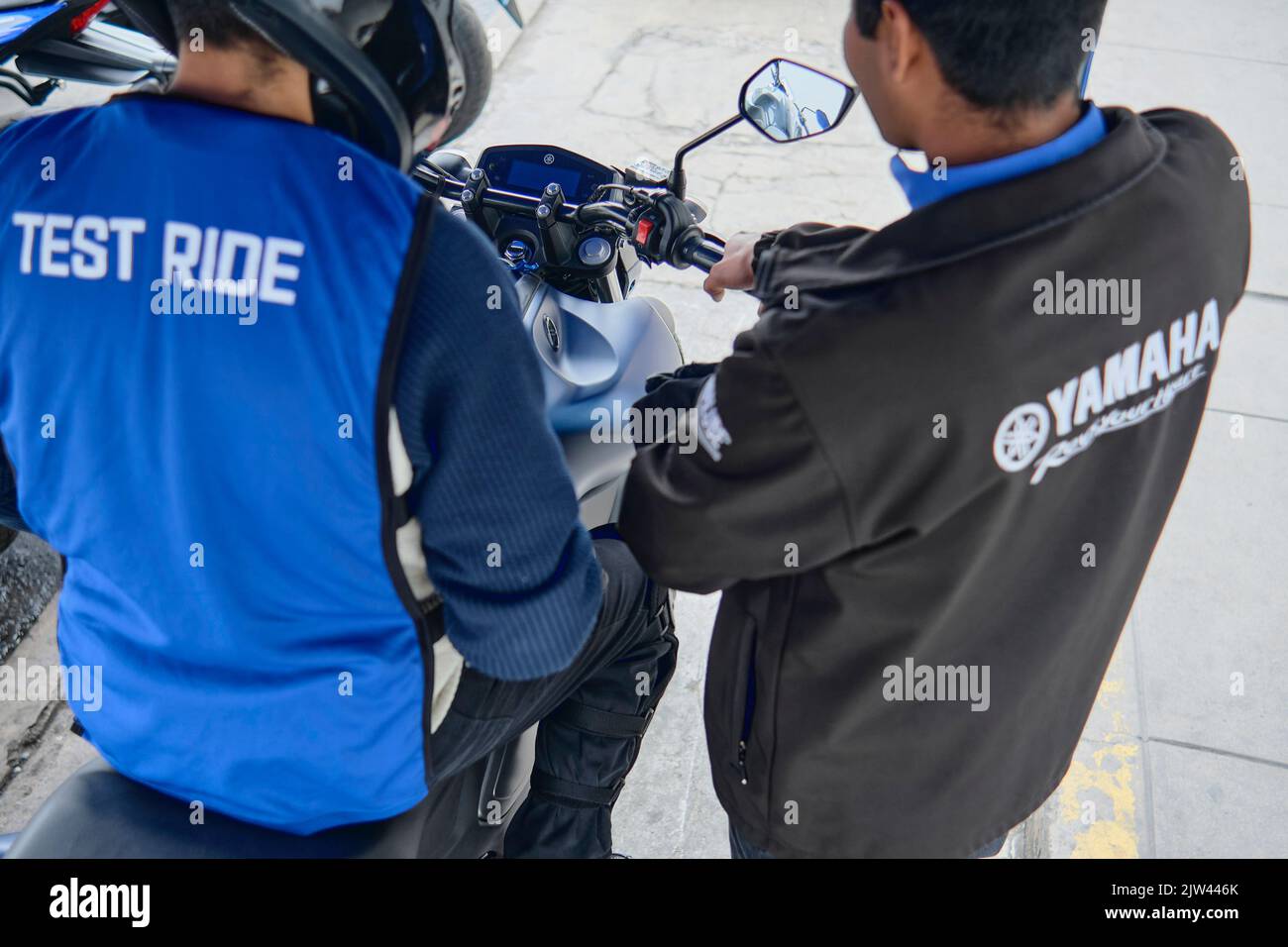 Lima, Peru - Sep. 2022: Yamaha Riding Academy YRA, test drive and ...