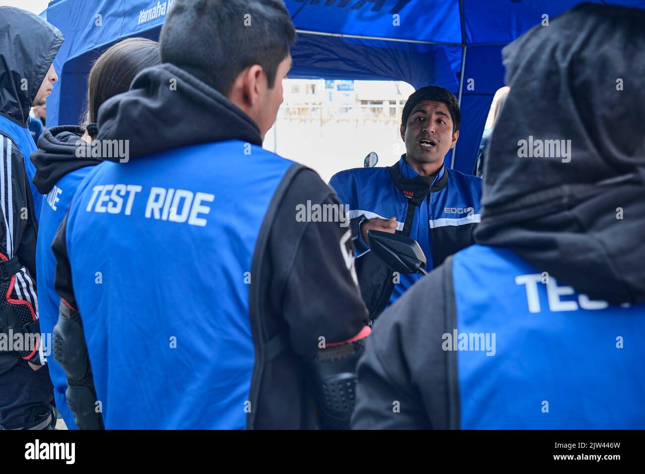 Lima, Peru - Sep. 2022: Yamaha Riding Academy YRA, test drive and ...