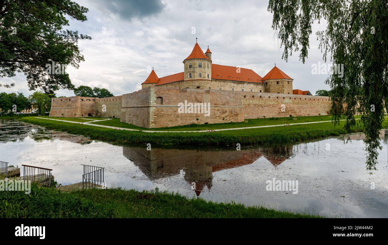 The castle of Fagaras in Romania Stock Photo - Alamy