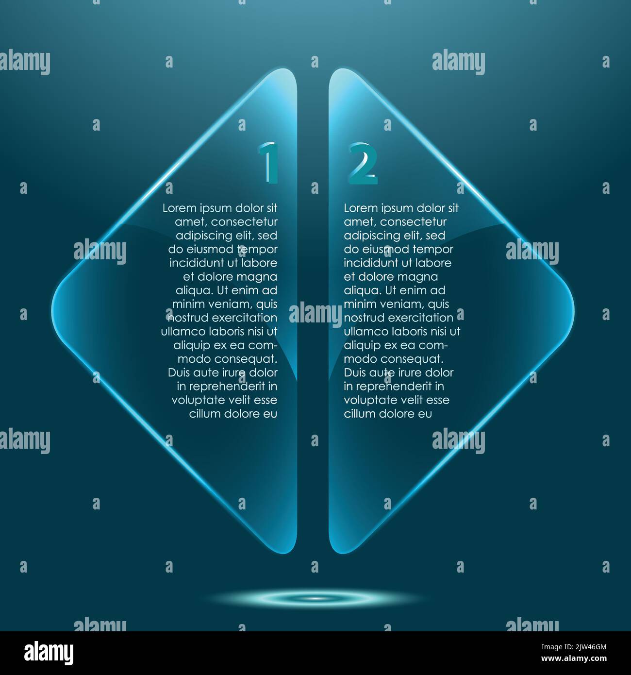 Transparent glass effect button set Stock Vector Image & Art - Alamy