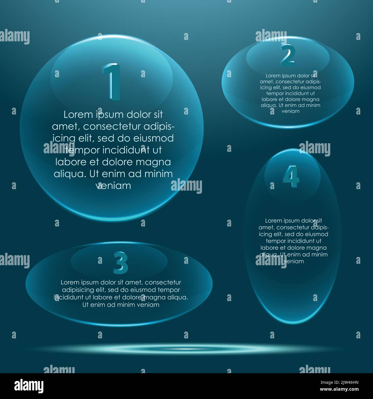 Transparent glass effect button set Stock Vector Image & Art - Alamy