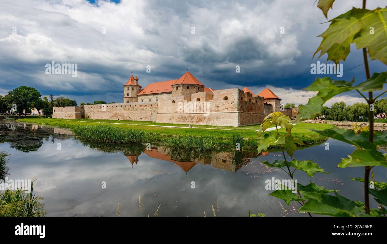 The castle of Fagaras in Romania Stock Photo - Alamy
