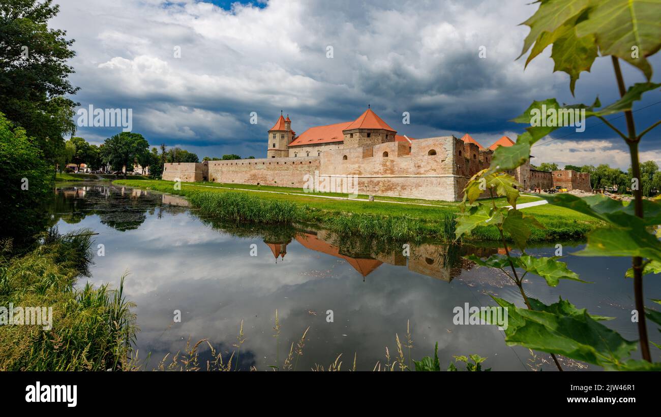 The castle of Fagaras in Romania Stock Photo - Alamy