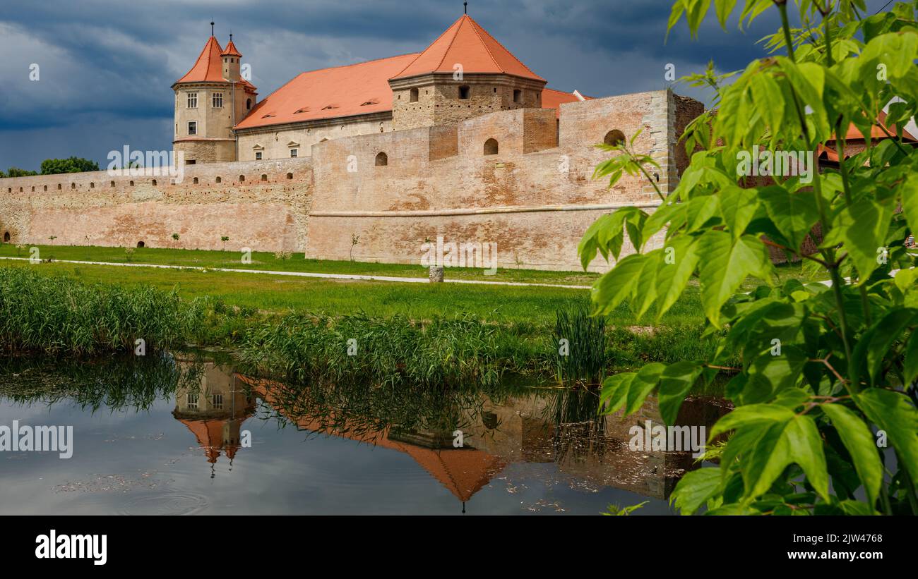 The castle of Fagaras in Romania Stock Photo - Alamy