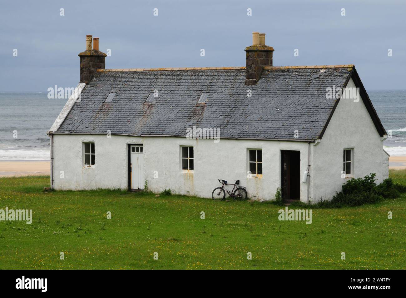 Kearvaig Bothy sits isolated on the eastern side of Cape Wrath in ...