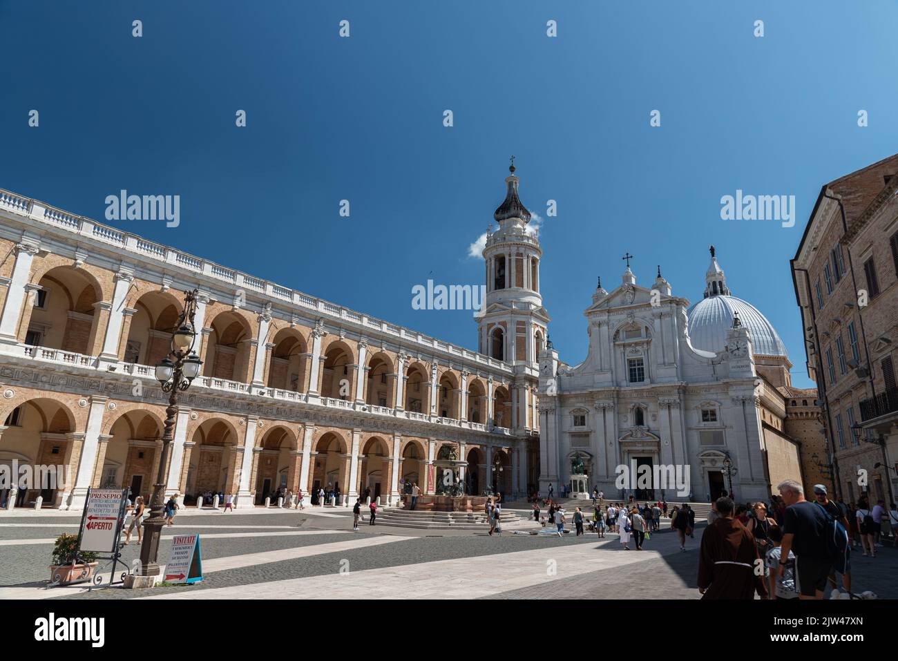 The Basilica of the Holy House is one of the main places of veneration ...