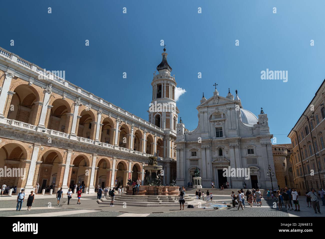 The Basilica of the Holy House is one of the main places of veneration ...