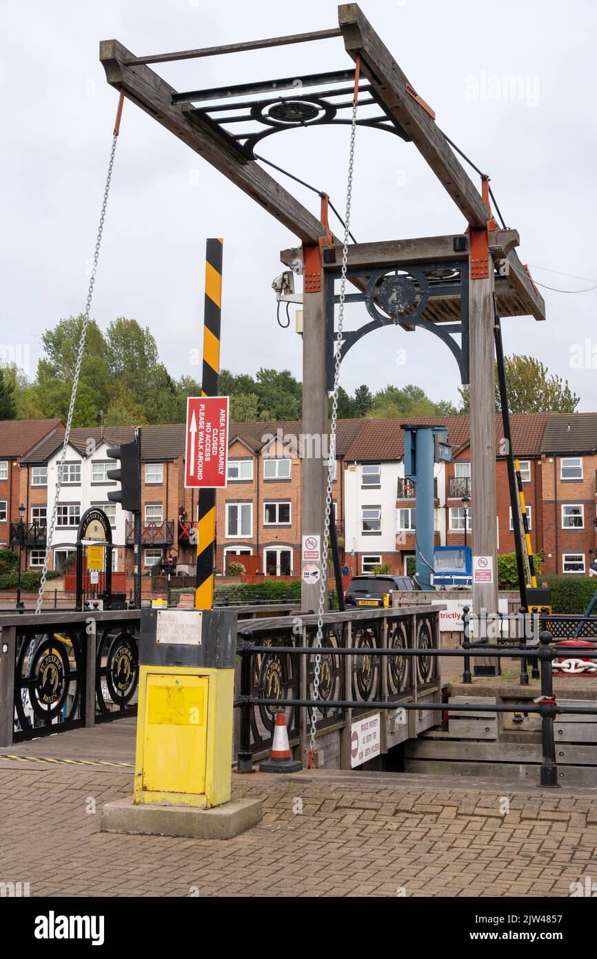 The bridge over the river entrance to St Peter's Basin inner city ...