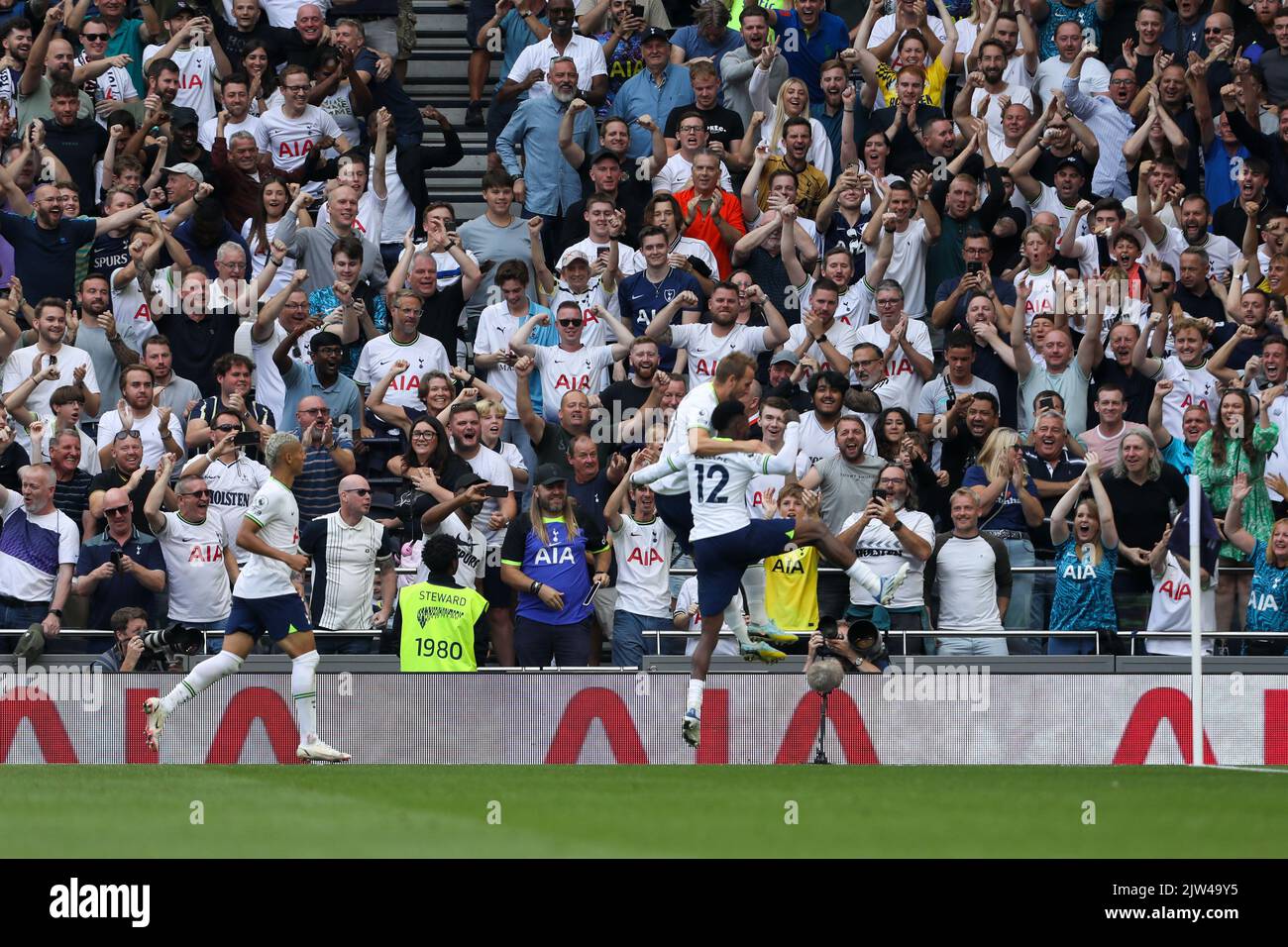 3rd September 2022; Tottenham Hotspur Stadium. Tottenham, London ...