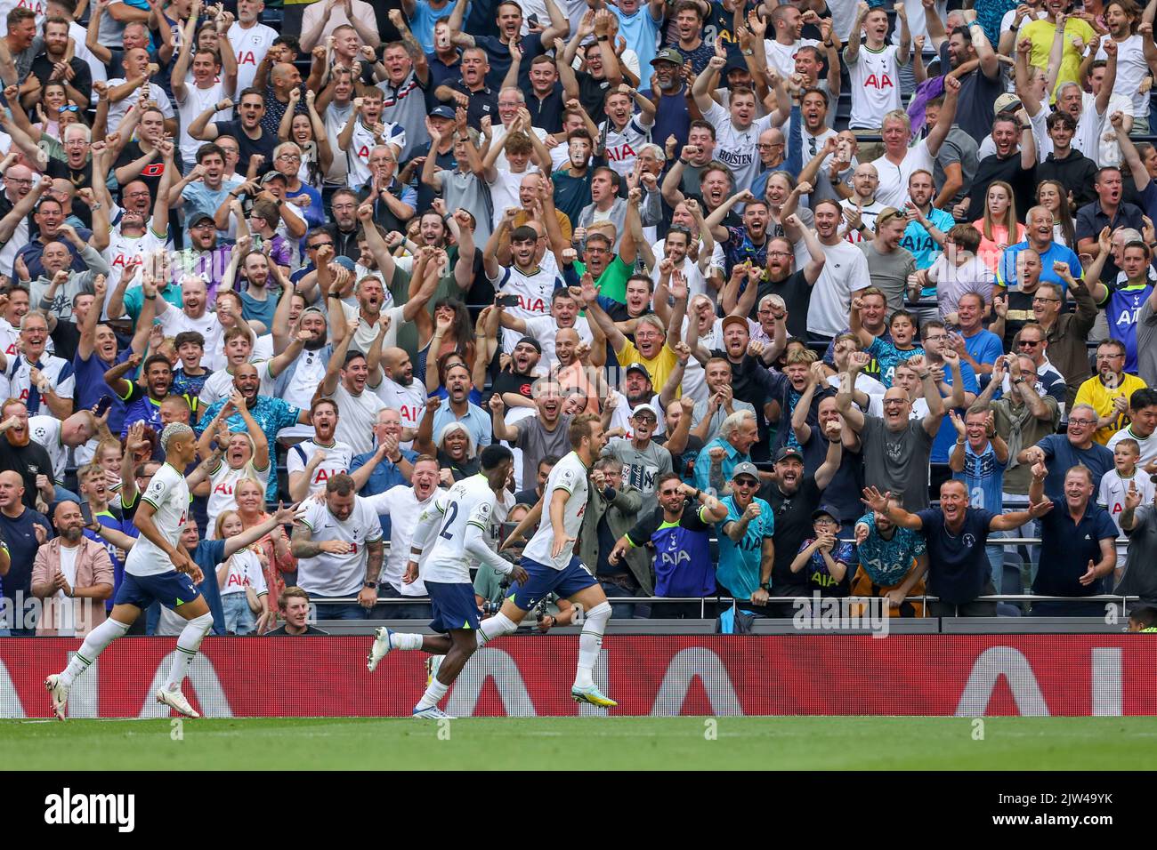3rd September 2022; Tottenham Hotspur Stadium. Tottenham, London ...