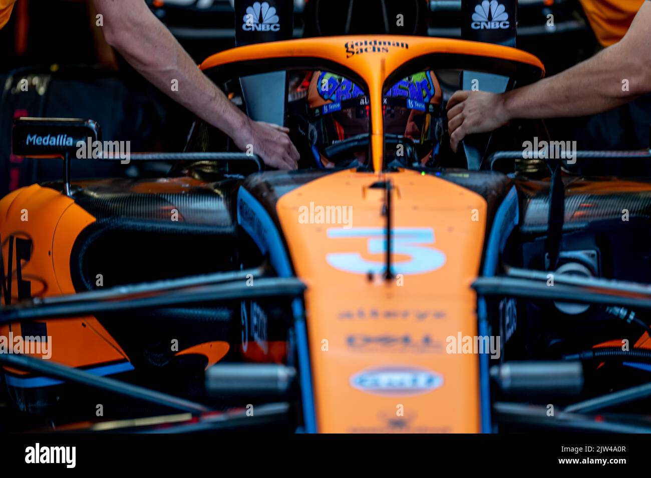 Zandvoort, Netherlands, 03rd Sep 2022, Daniel Ricciardo, from Australia ...