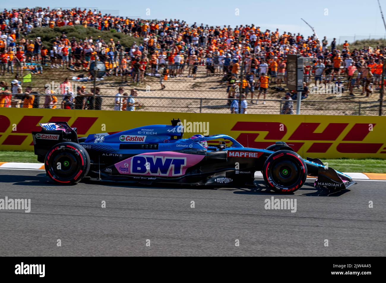 Zandvoort, Netherlands, 03rd Sep 2022, Fernando Alonso, from Spain ...