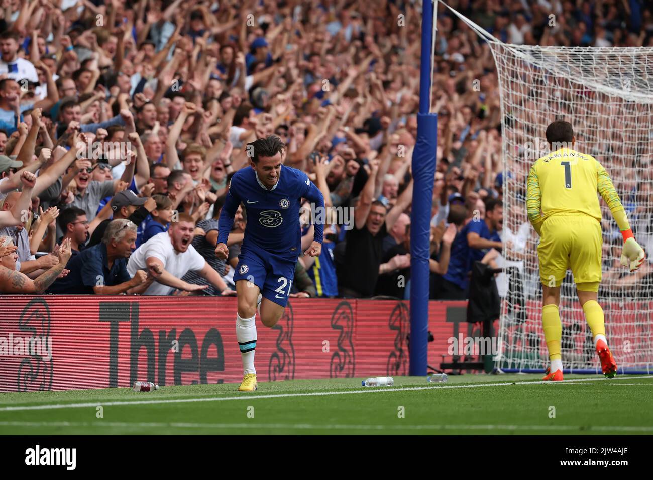 3rd September 2022; Stamford Bridge, Chelsea, London, England: Premier ...