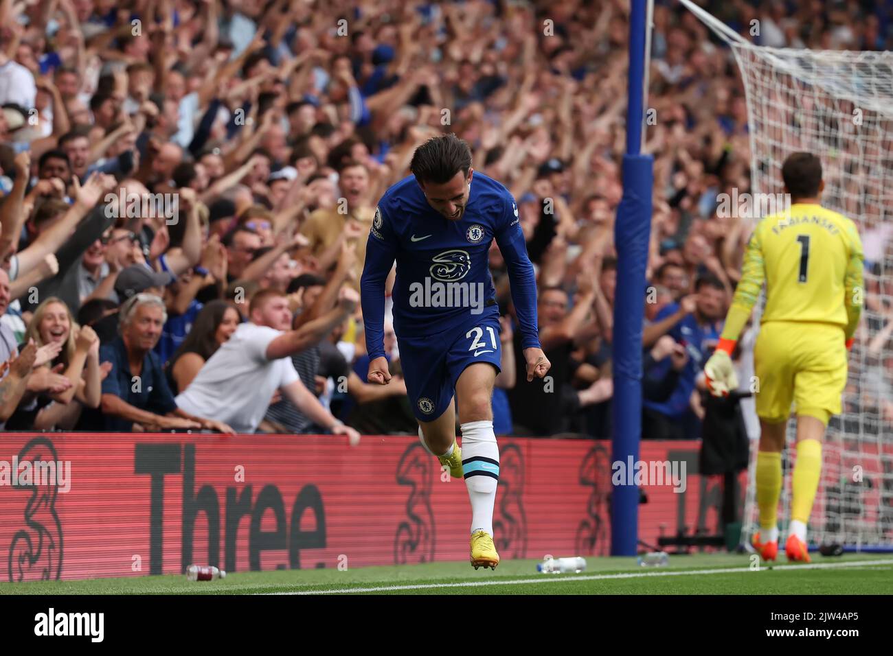 3rd September 2022; Stamford Bridge, Chelsea, London, England: Premier ...