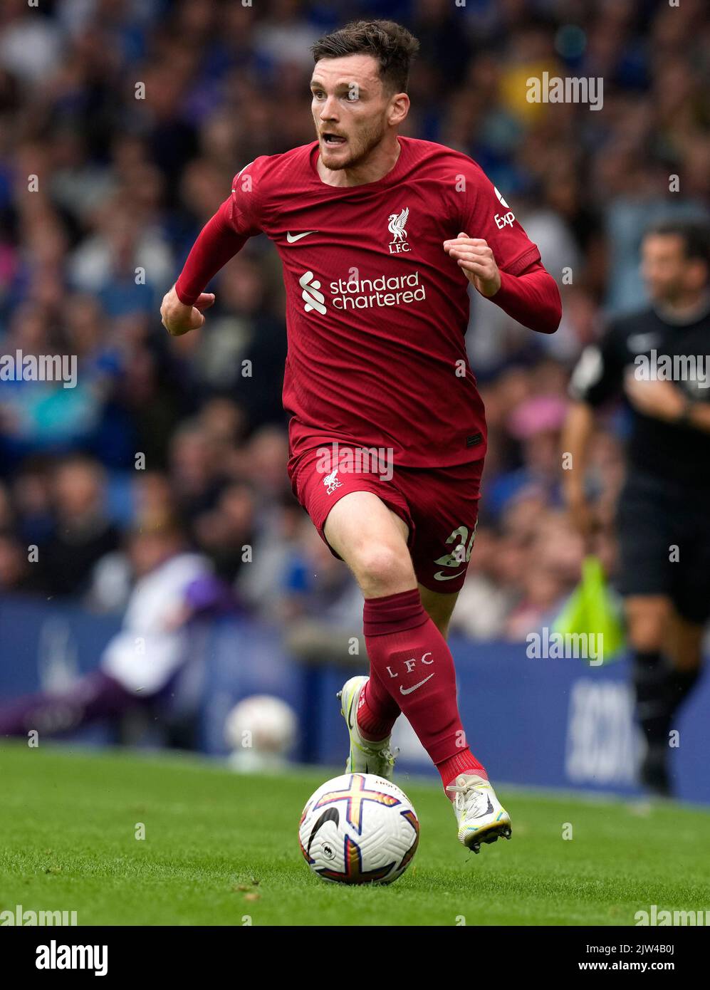 Liverpool, England, 3rd September 2022. Andrew Robertson of Liverpool ...