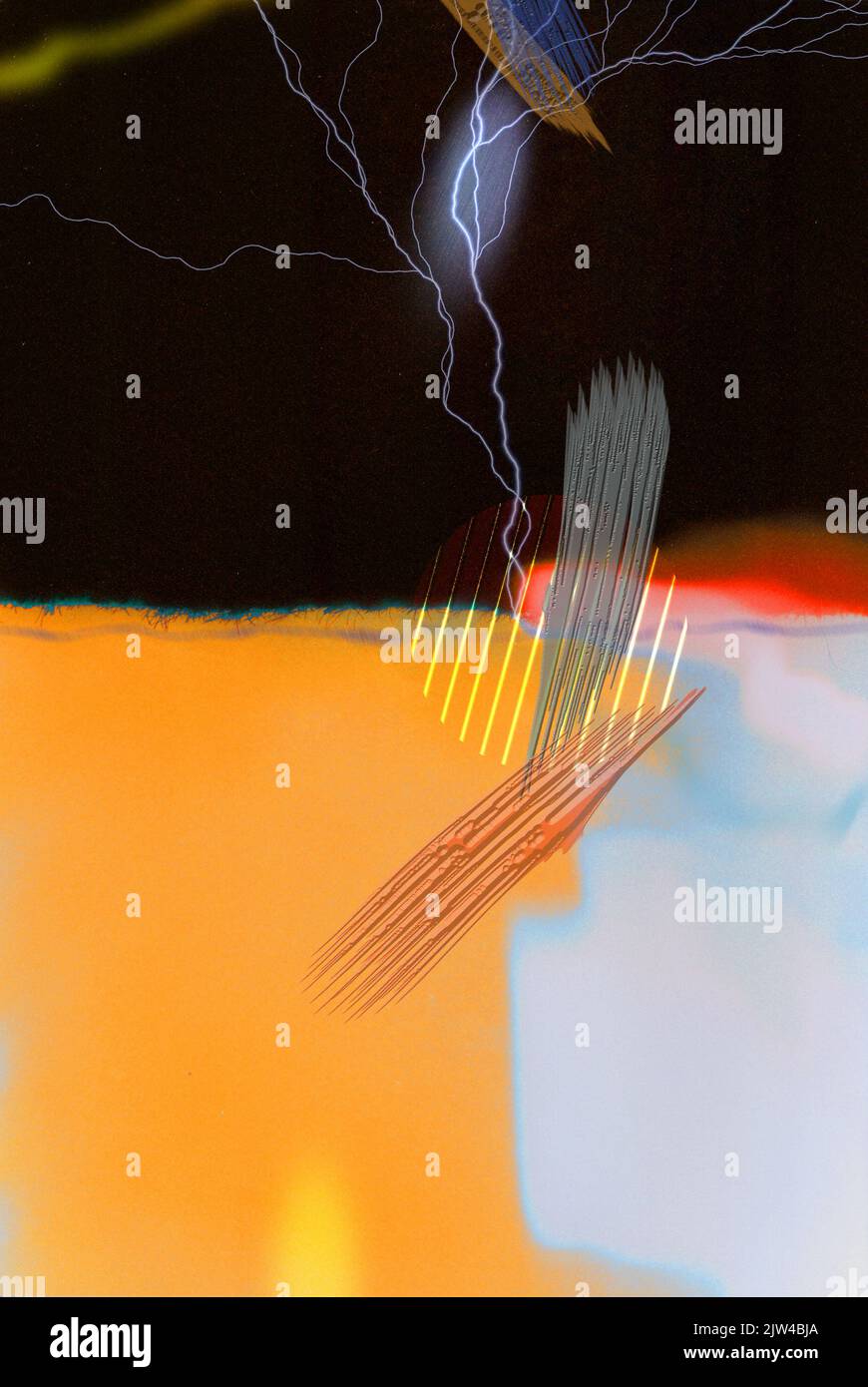 Modern abstract art. 3D rendering Stock Photo - Alamy