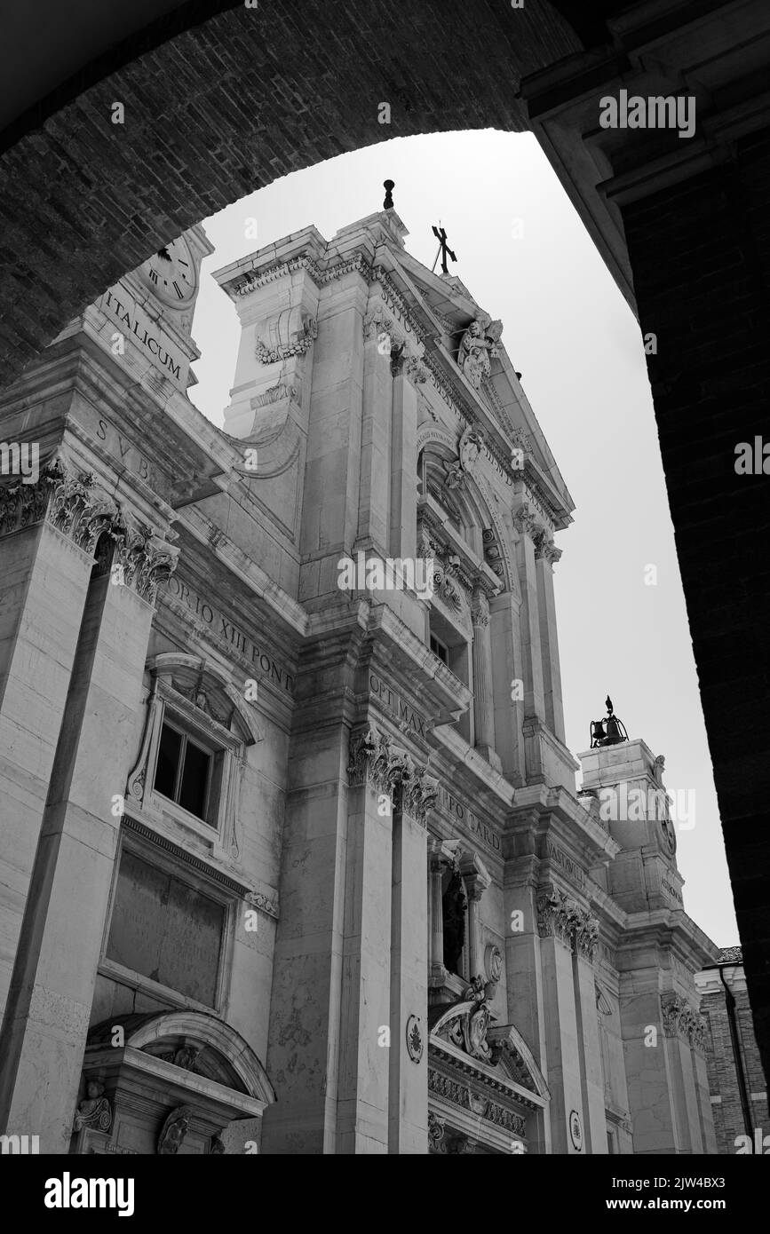 The Basilica of the Holy House is one of the main places of veneration ...