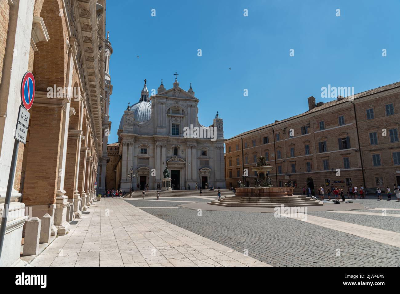The Basilica of the Holy House is one of the main places of veneration ...
