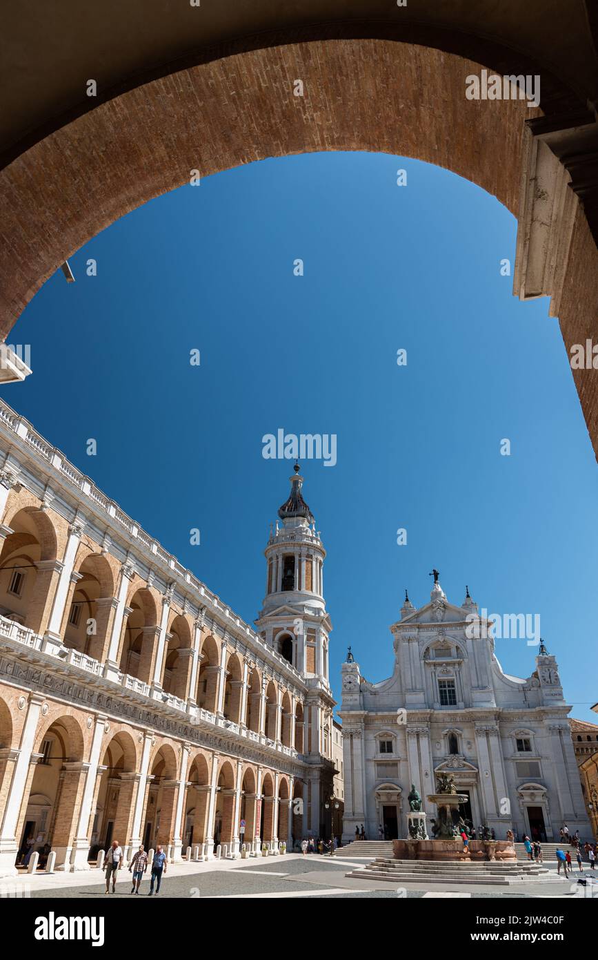 The Basilica of the Holy House is one of the main places of veneration ...