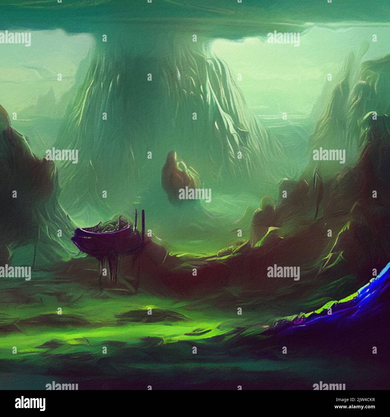 Digital Art Fantasy Landscape