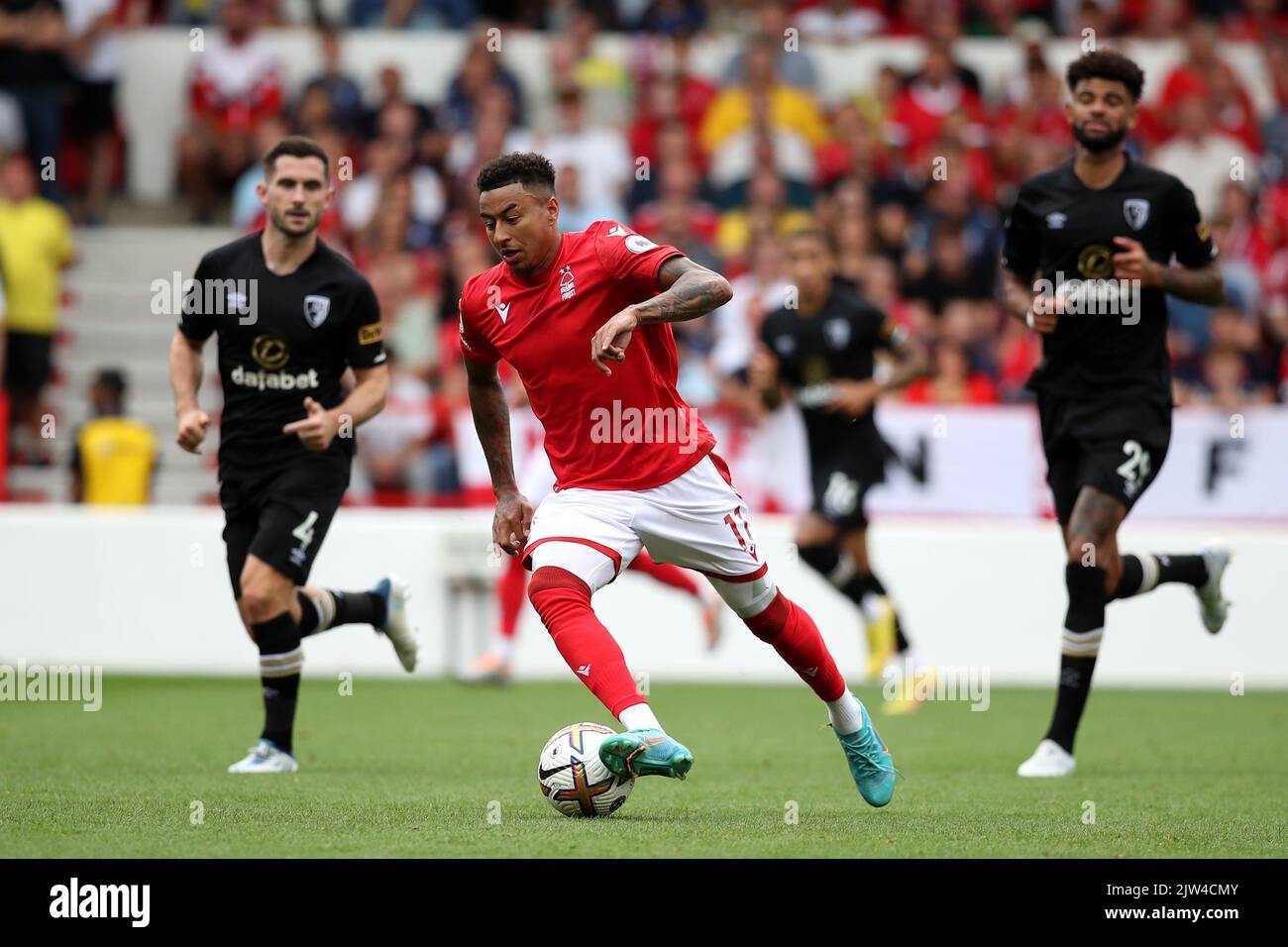 Nottingham Forest's Jesse Lingard during the Premier League match at ...