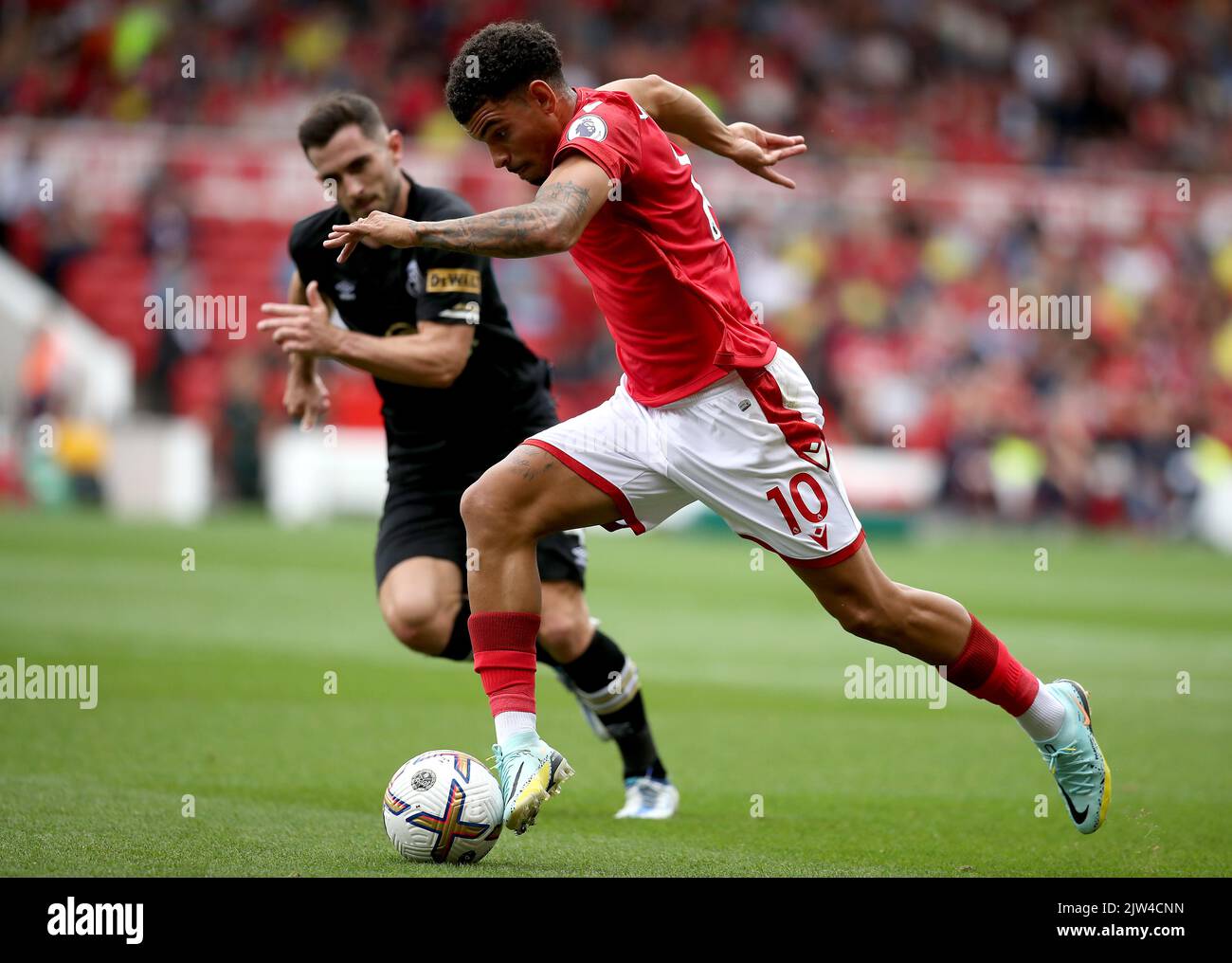 Nottingham Forest's Morgan Gibbs-White during the Premier League match ...