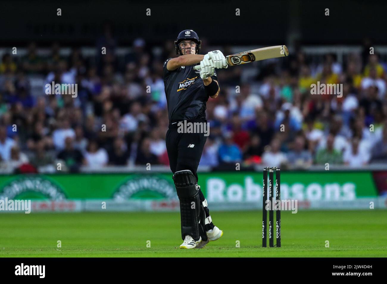 Manchester Originals' Tristan Stubbs during the The Hundred Mens Final ...