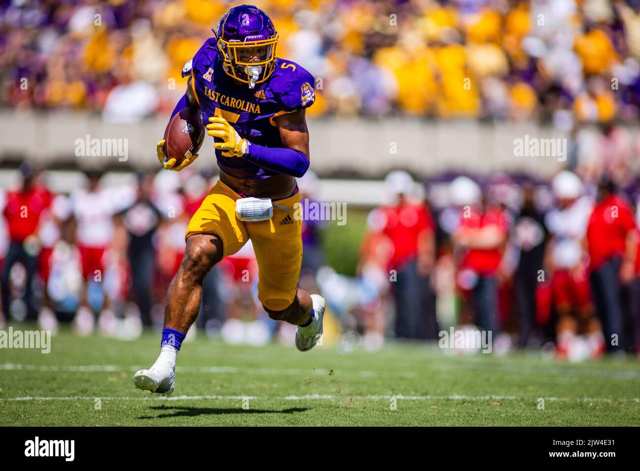 September 3, 2022: East Carolina Pirates wide receiver C.J. Johnson (5 ...