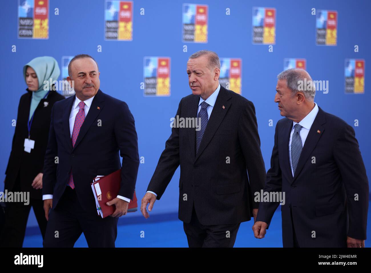 Spain, Madrid - 30 June, 2022: Turkish President Recep Tayyip Erdogan ...